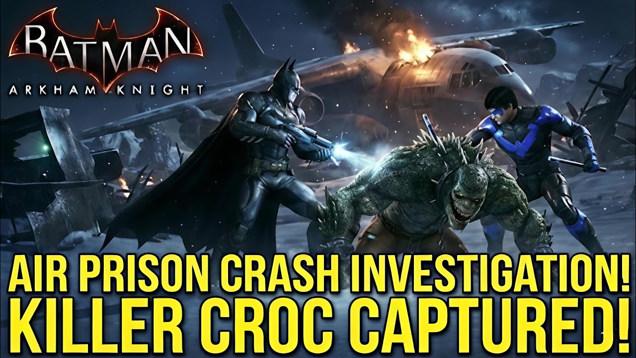 Mutated killer croc 💀 wrecked the prison 😈 - YouTube