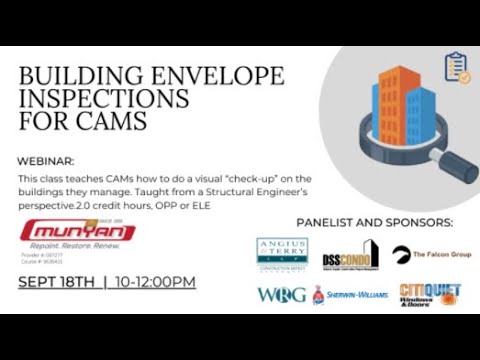 Building Envelope Inspections for CAMS - YouTube