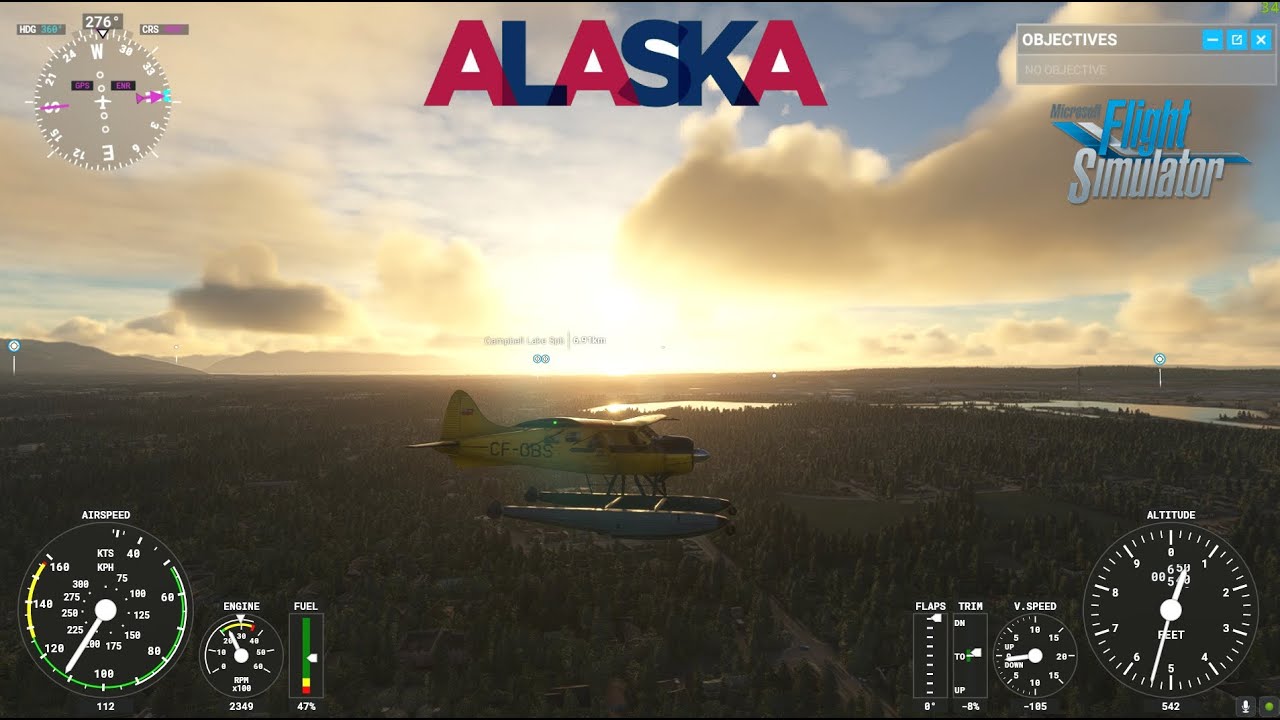 Flying over Anchorage, Alaska 🇺🇸 Flight Simulator Gameplay New Sim Update 14 High End RTX 3060 ...