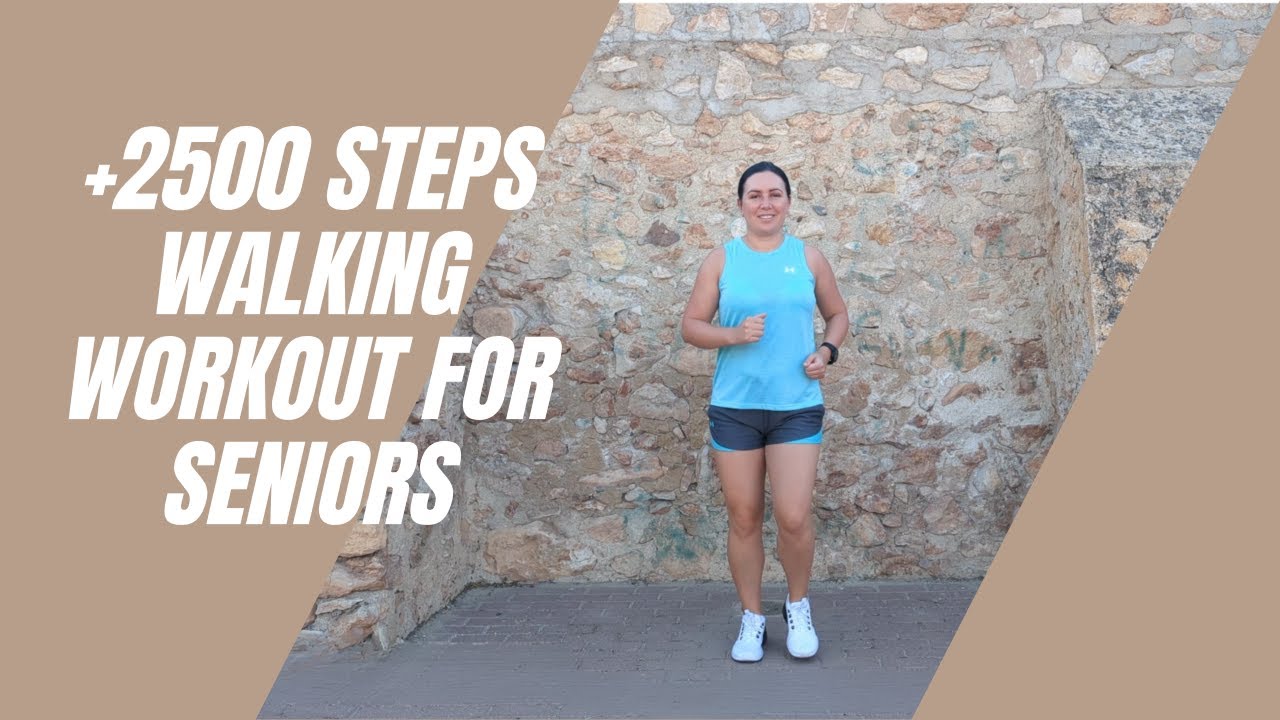 2500 Steps Walking Workout for Seniors | Low Impact & Stay Active - YouTube