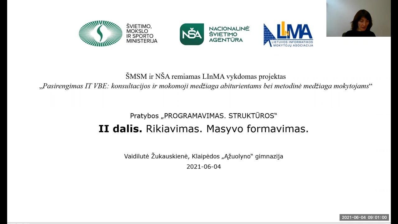 Programavimas C++. Struktūros. Rikiavimas. Masyvo formavimas - YouTube