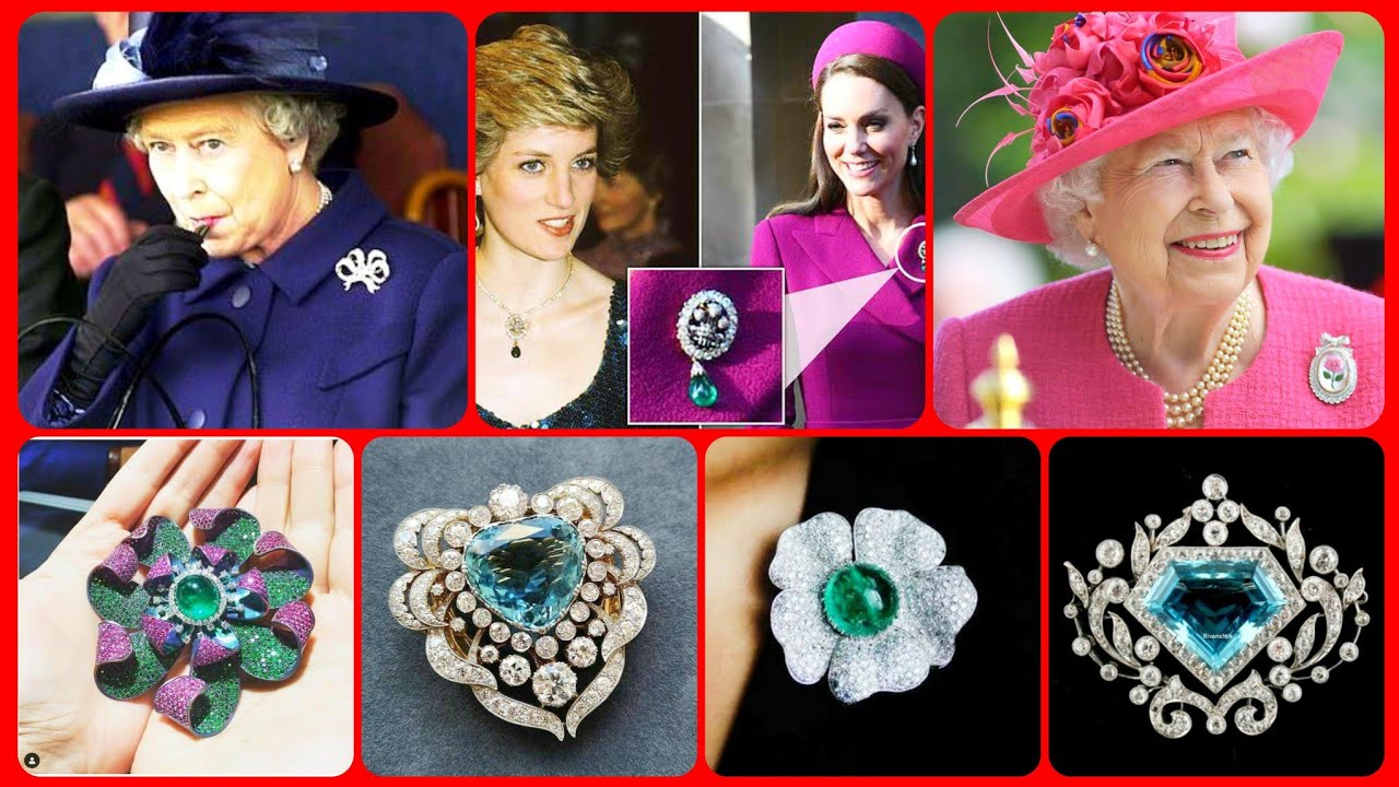 Top 30 Most Favorite Brooches Of Royal Family - YouTube