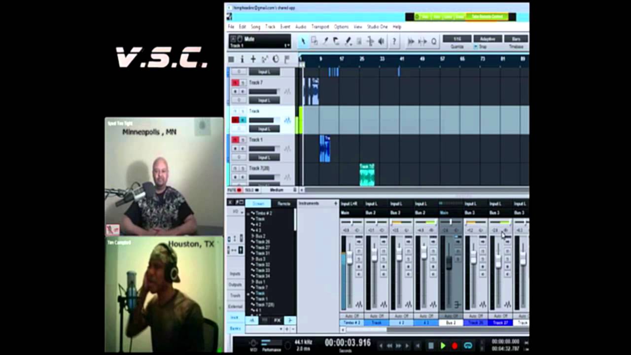 Virtual Recording Engineer (Video Chat Session Streamed in Stereo ...