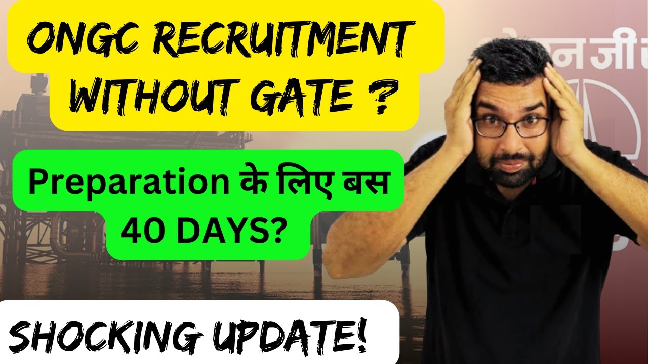 ONGC Stopped Recruiting From GATE? NEW Year New Shock? - YouTube