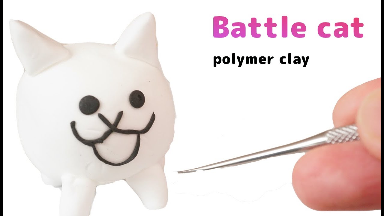 Battle cat– Polymer Clay Tutorial - YouTube