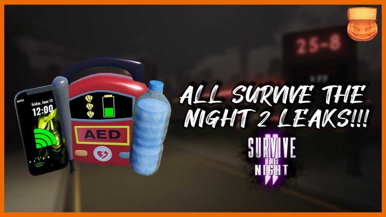 ALL SURVIVE THE NIGHT 2 LEAKS!!! Roblox Survive The Night 2 - YouTube