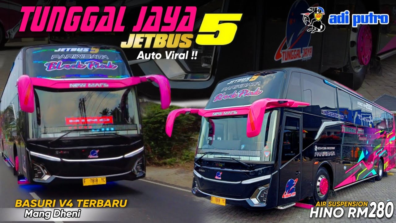 TUNGGAL JAYA BLACKPINK REBORN !! JETBUS 5 SHD PLANET BUS - YouTube