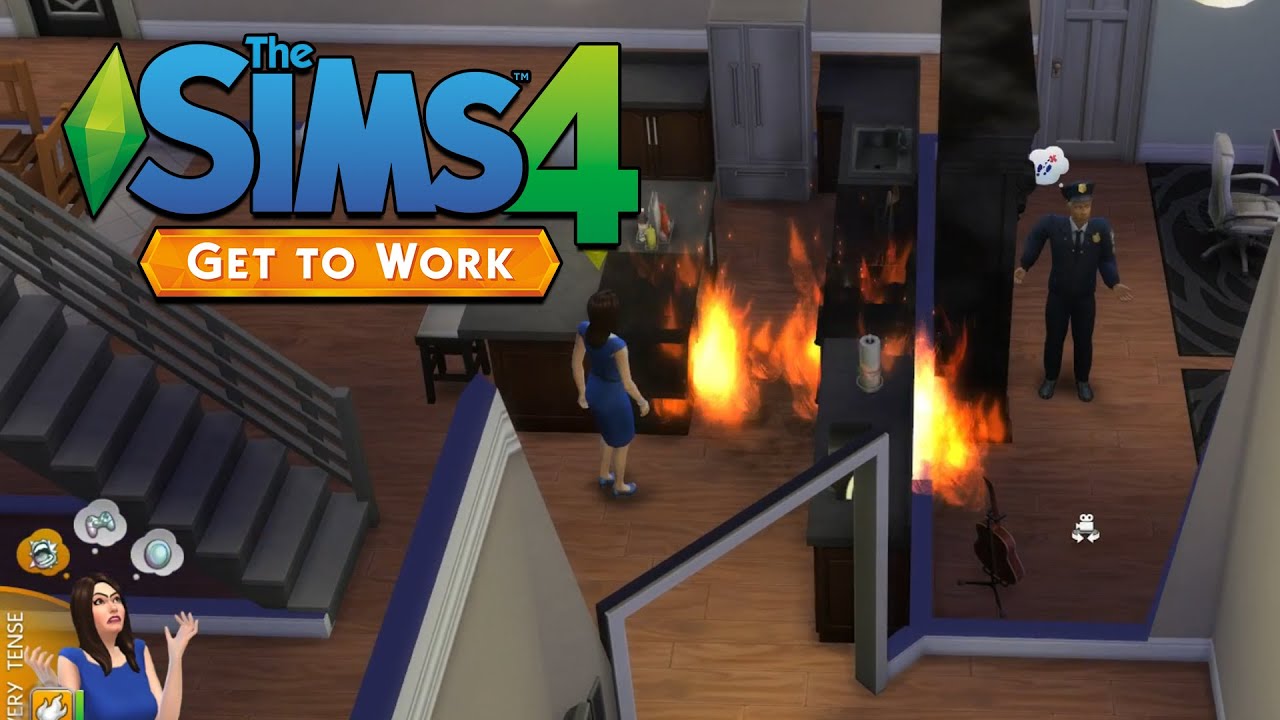 The Sims 4 - Kitchen Fire - Part 2 - YouTube