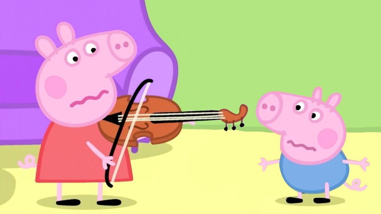 Peppa Malac | A hangszerek | rajzfilmek - YouTube