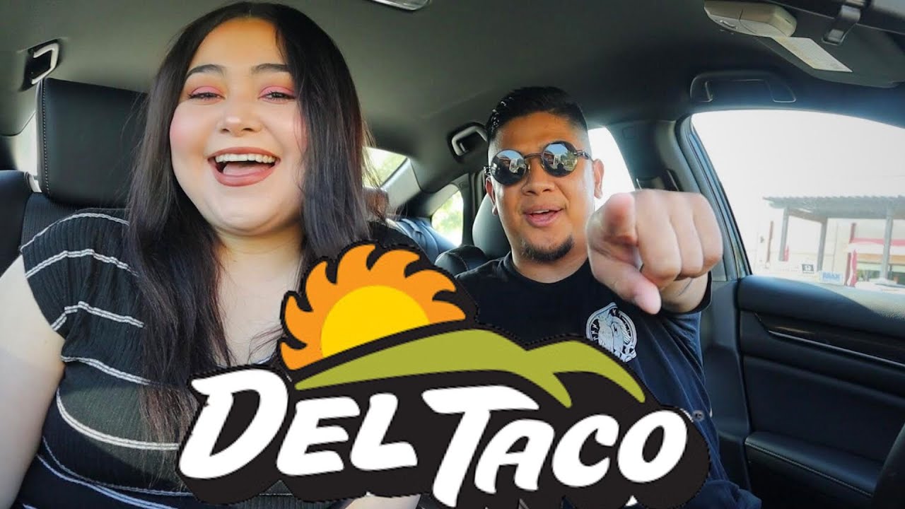 DEL TACO! OUR FIRST TIME EVER! DRIVE THRU FOOD REVIEW! - YouTube