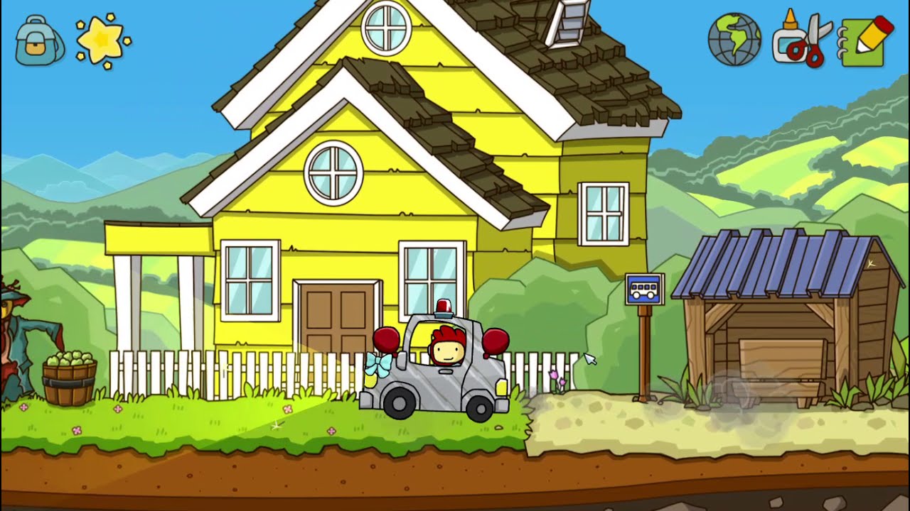 Scribblenauts Unlimited: Maxwell's Gift Car in Object Editor - YouTube