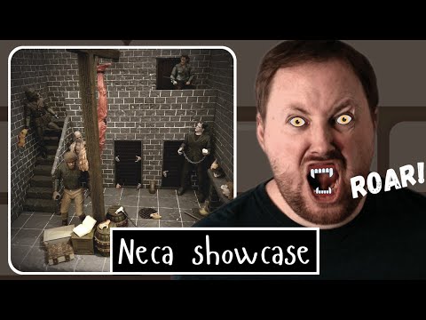 My Neca Universal Monster Figure Collection and Diorama Unboxing - YouTube