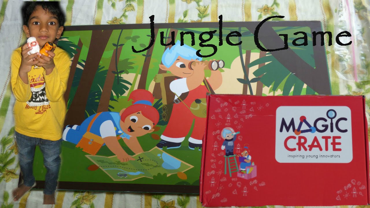 MAGIC CRATE review kids video- Jungle Game from Little Jungle Explorer ...