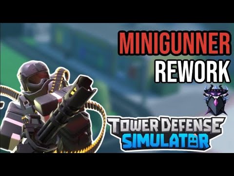 MINIGUNNER REWORK: a tower too powerful to be left alive | Roblox Tower ...