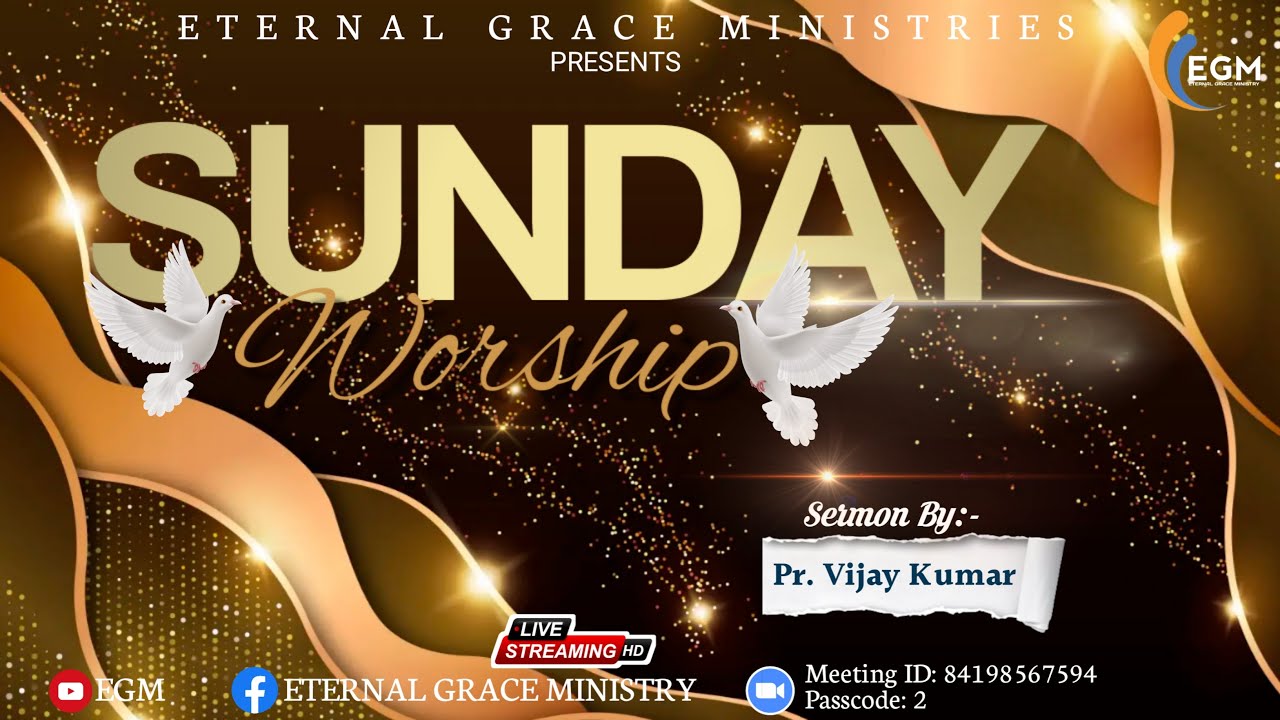 EGM Sunday Worship || 27/11/2022 || Session 1 - YouTube