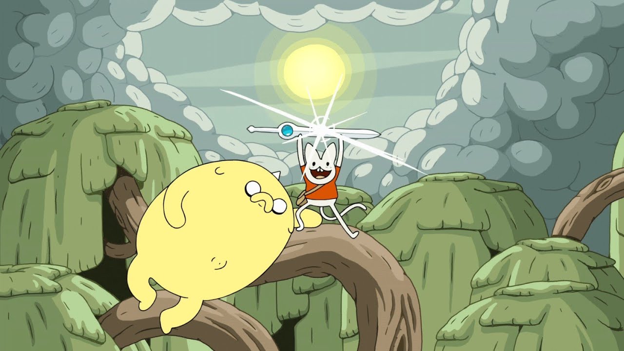 Shermy And Beth Lift The Finn Sword | Adventure Time Finale Scene - YouTube