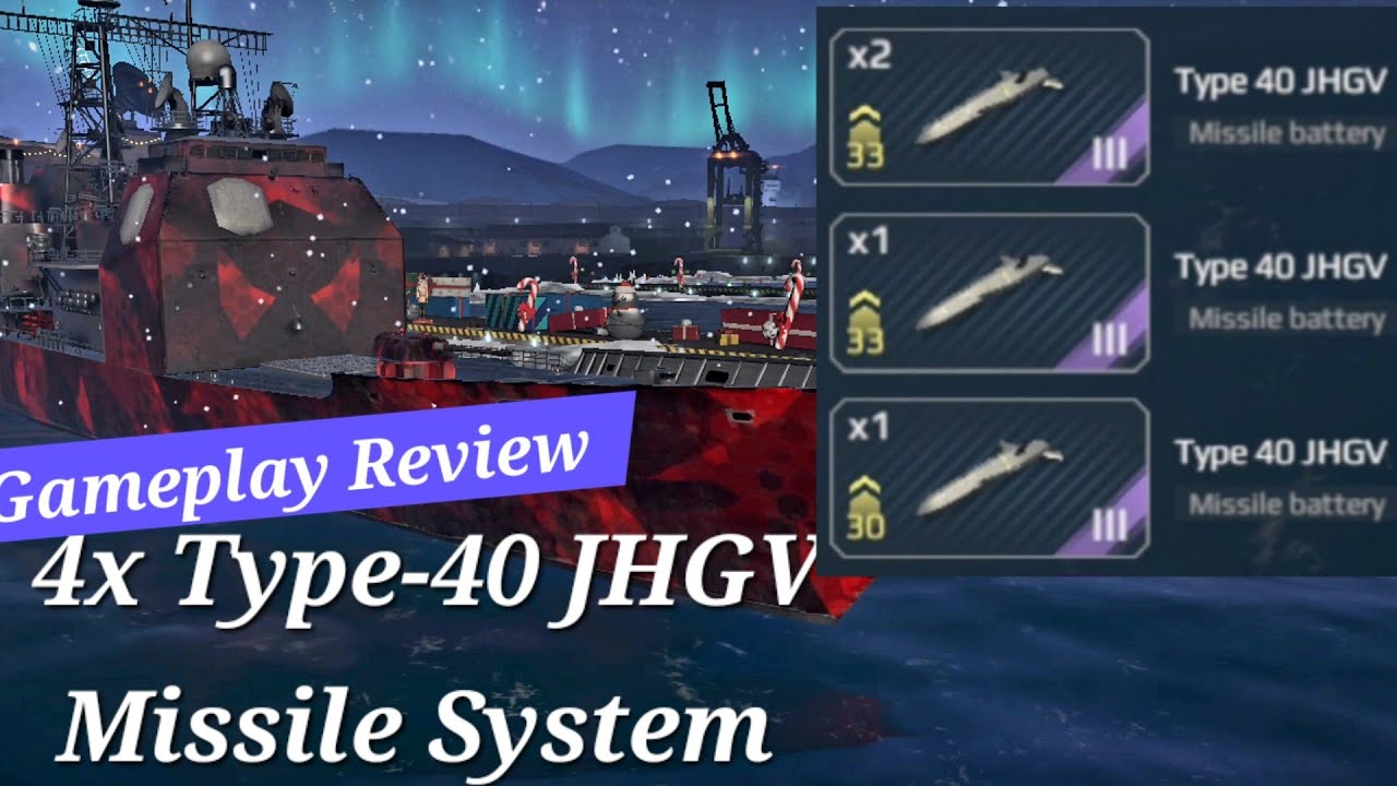 4x Type - 40 JHGV Missiles on USS Port Royal - Devastating Warship ...