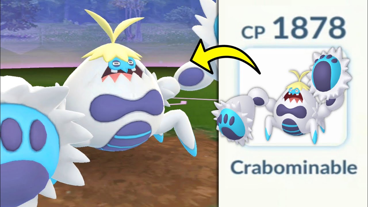 New Debut Crabominable Vs Team Rocket Leader in (Pokemon Go) - YouTube