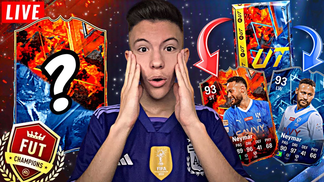 NEYMAR FIRE VS ICE LA PACK OPENING + CEL MAI TARE CARD LA MECIURI ...