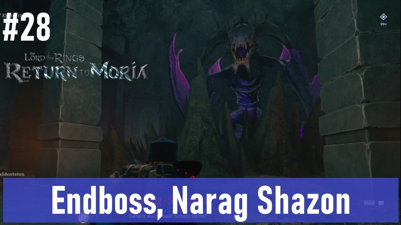 Let's Play The Lord of the Rings: Return to Moria⛏️#28: Endboss, Narag ...