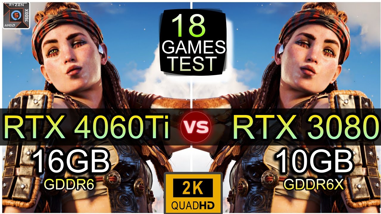 RTX 4060 Ti vs RTX 3080 - Test In 18 Games - Comparison of Two ...
