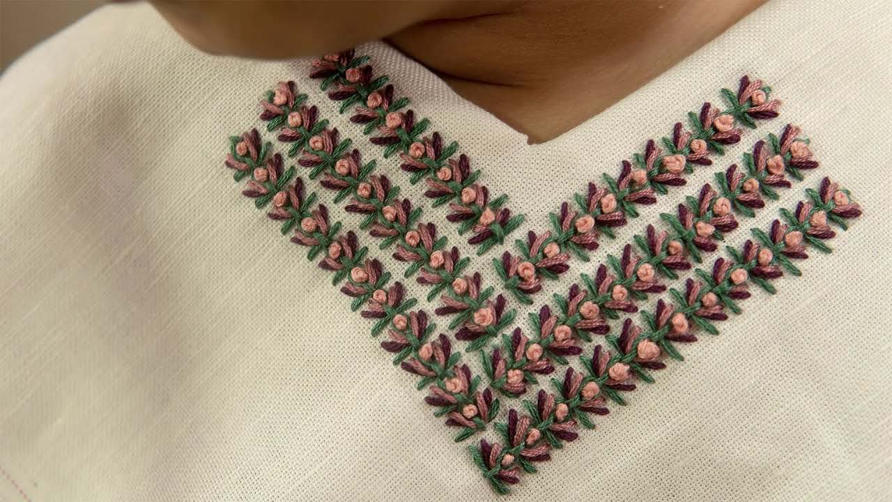 VERY QUICK AND VERSATILE STITCH | Embroidery Decorative Linear | DIY ...