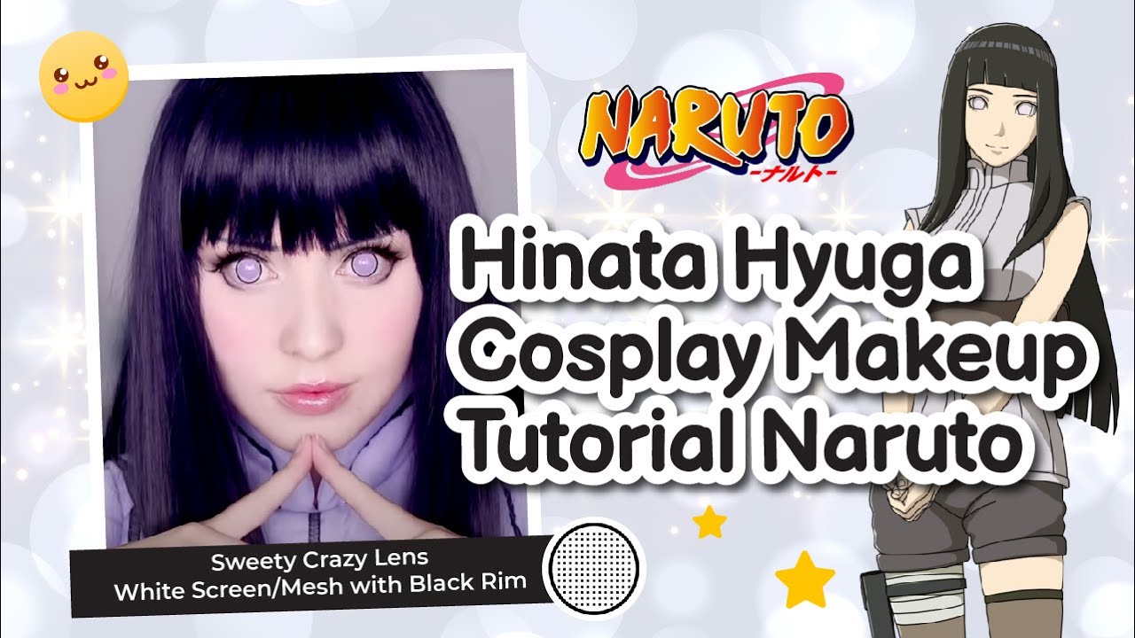 🆕Naruto Hinata Hyuga Makeup Tutorial | Hinata Hyuga Tutorial Video in 1 ...