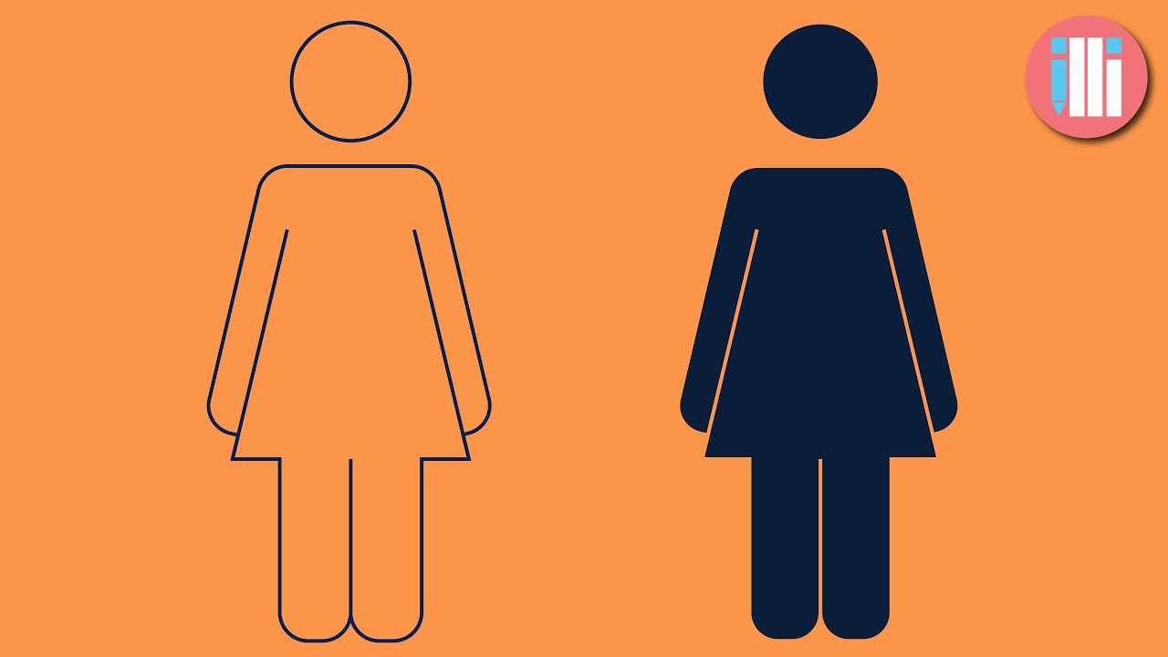 Draw a Simple Woman Vector - Adobe Illustrator Tutorial - YouTube