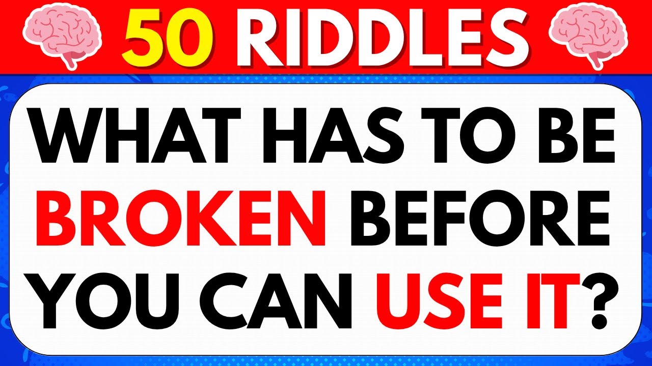 50 RIDDLES That Will TEST Your Brainpower!🧠Can You Solve Them All? #3 ...