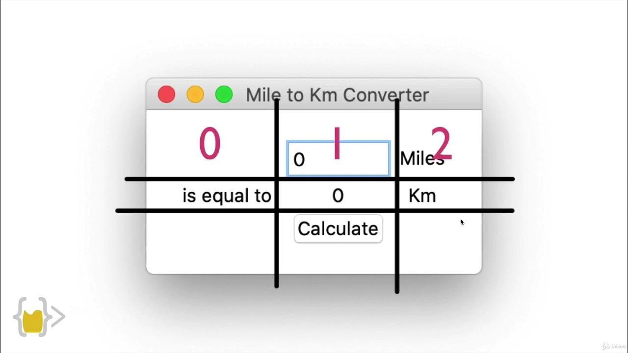 Mile to Kilometers Converter Project | 100 Days of Code: The Complete ...