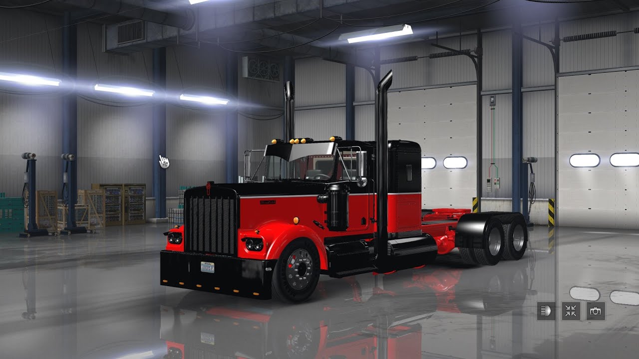 ATS | Kenworth W900a Custom | Testing after export | - YouTube
