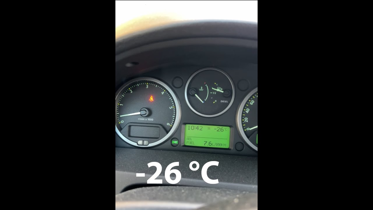 Land Rover Freelander 2 cold start -26 celsius - YouTube