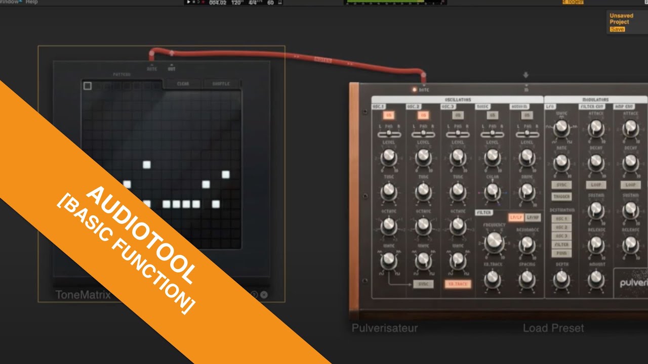 Audiotool Tutorial in English. 1st Lesson [ Basic Function ] - YouTube