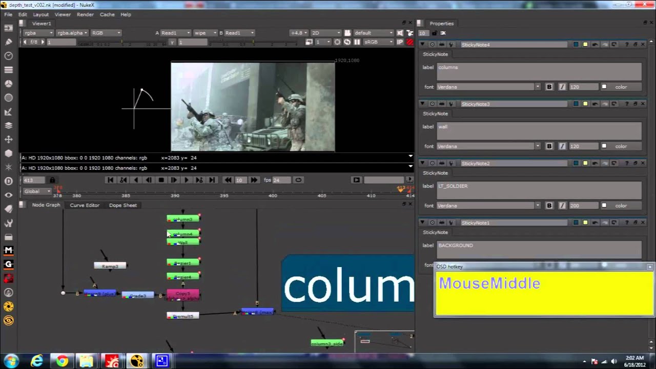 Crear un Z Depth [Ambiente] - Nuke Parte 3 de 4 - YouTube