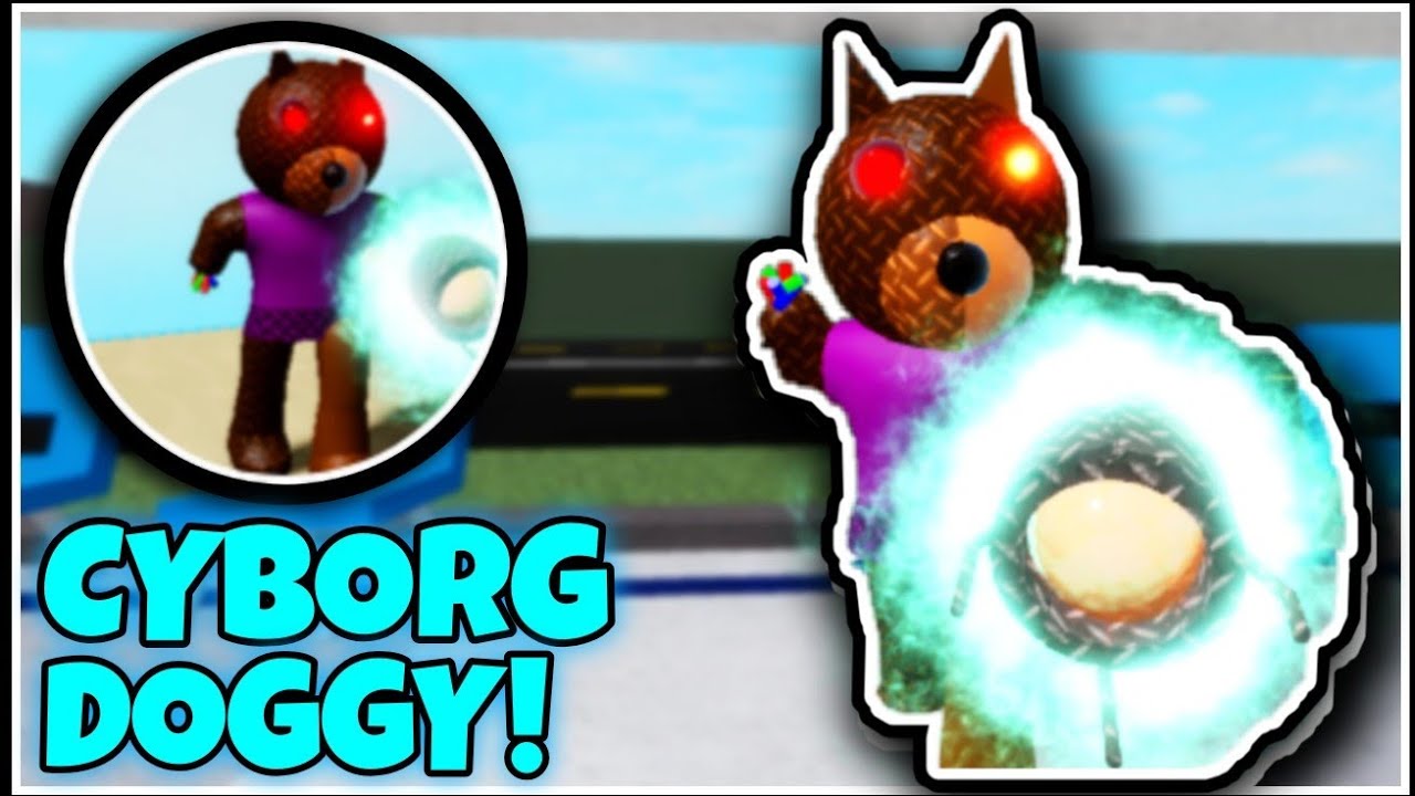 How to get ‘‘CYBORG DOGGY’’ BADGE + CYBORG DOGGY MORPH/SKIN in PIGGY ...