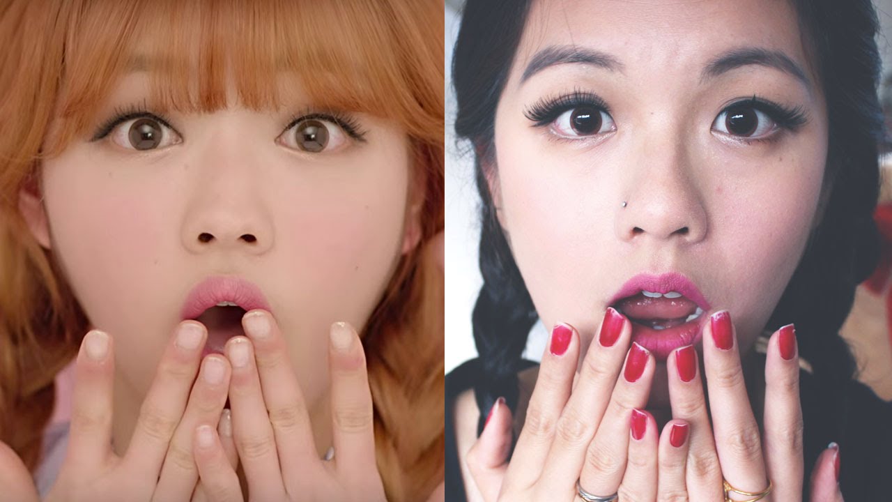 YooA- 오마이걸(OH MY GIRL)- LIAR LIAR MV Makeup Inspired Look - YouTube