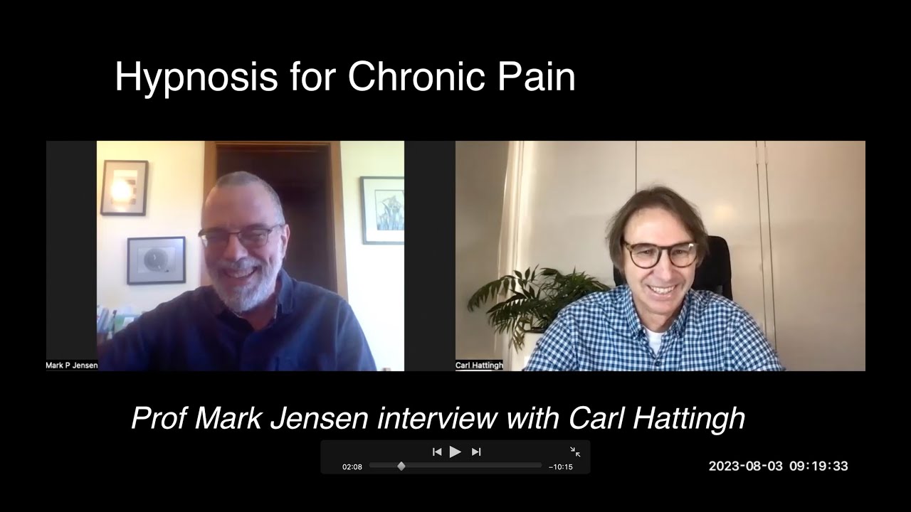 Prof Mark Jensen Interview on Chronic Pain Management Final - YouTube