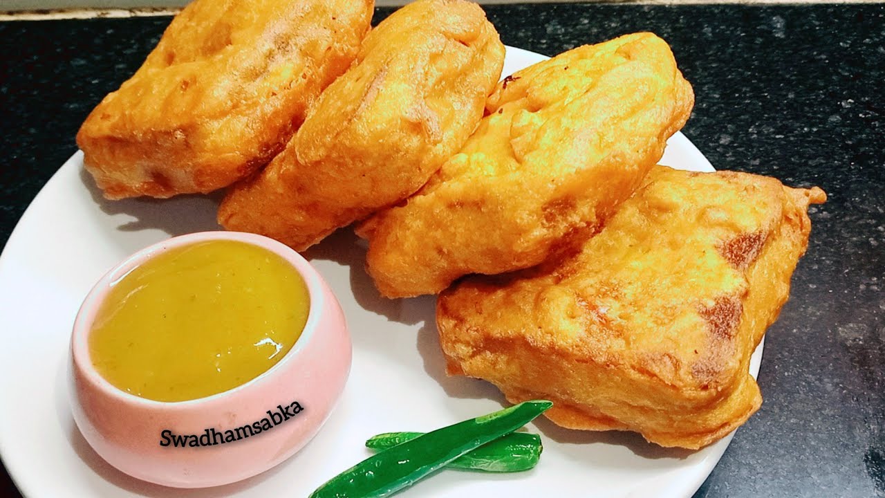 Bread pakoda recipe|How to make Bread Pakoda recipe|Swadhamsabka by ...