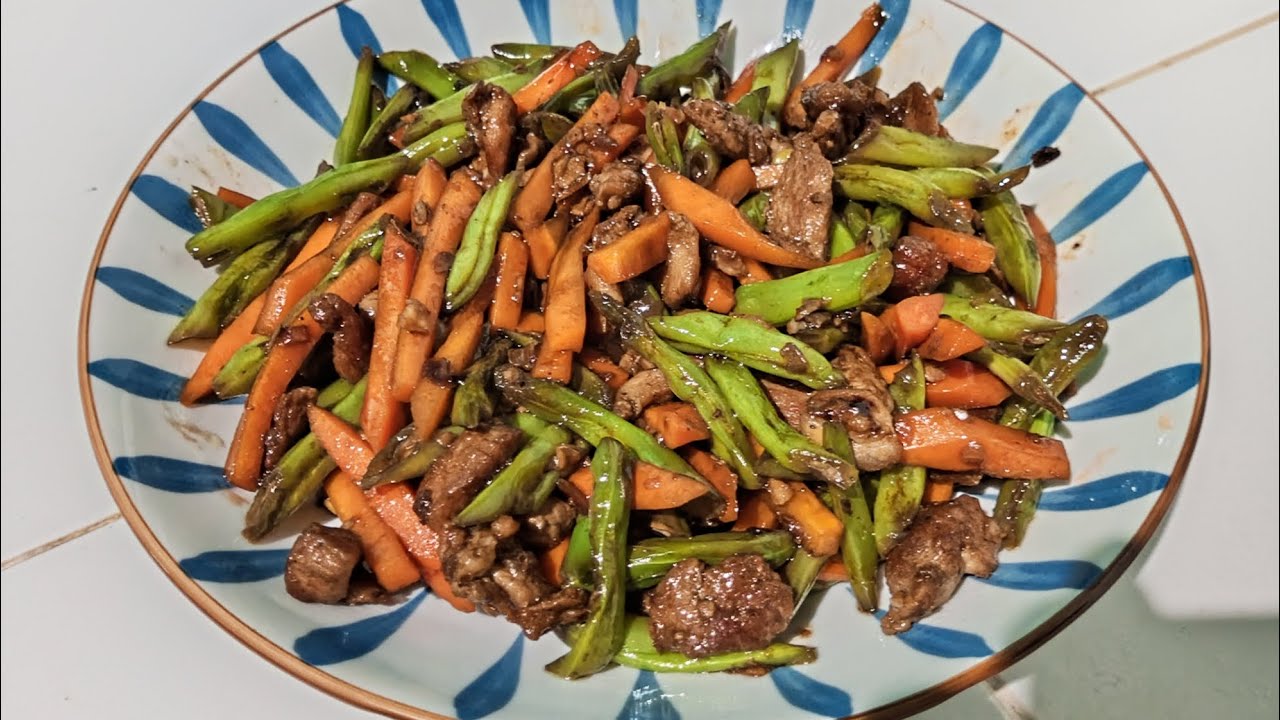Ginisang Baguio Beans at Carrots Recipe - YouTube