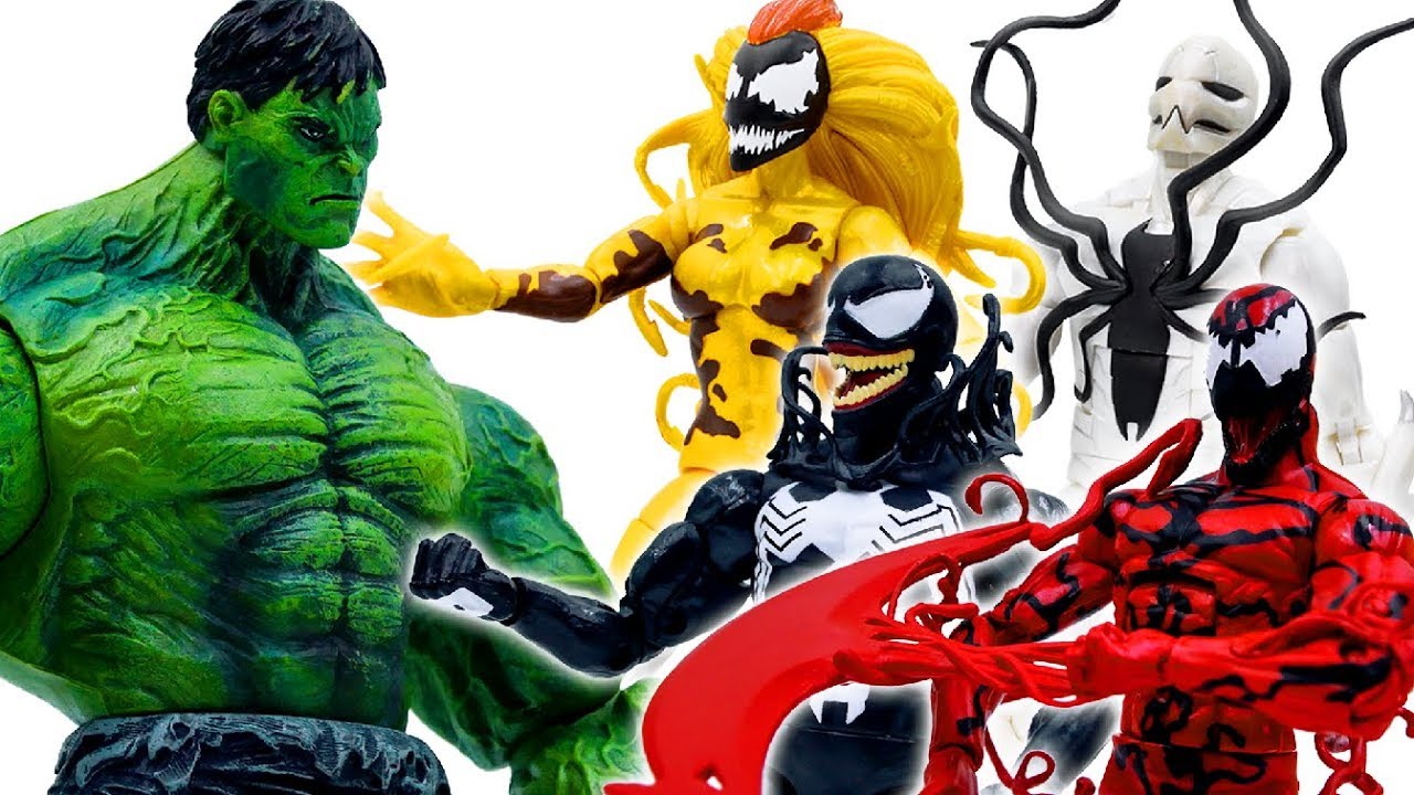 Power Rangers & Marvel Avengers Toys Pretend Play | HULK vs VENOM Army ...