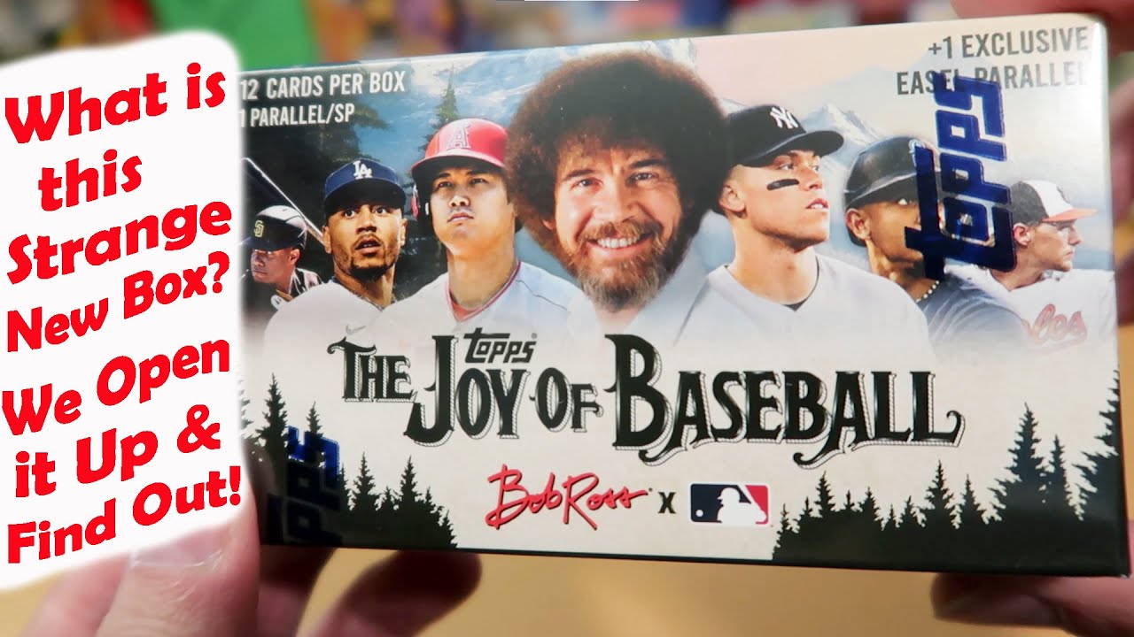 Brand New and Bizarre! Topps Bob Ross Baseball! - YouTube