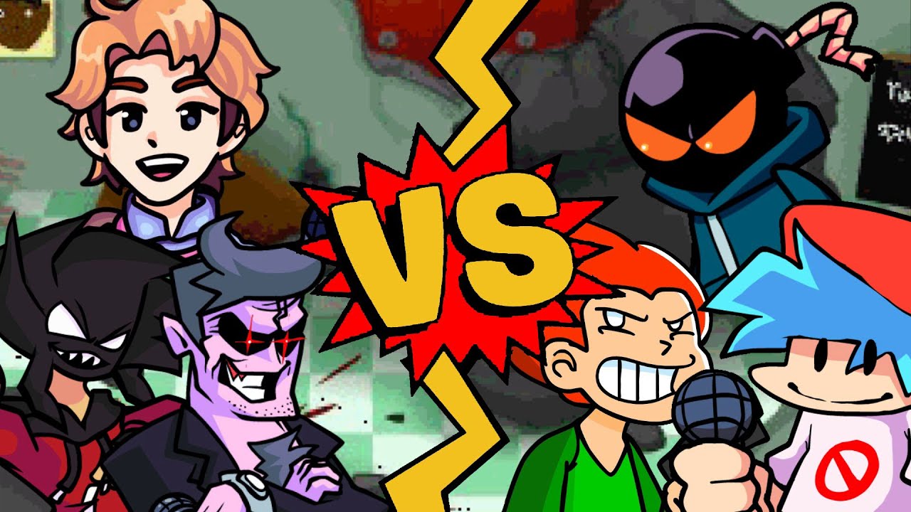M.U.G.E.N Battles | Agoti/Daddy Dearest/Senpai vs Boyfriend/Pico/Whitty ...