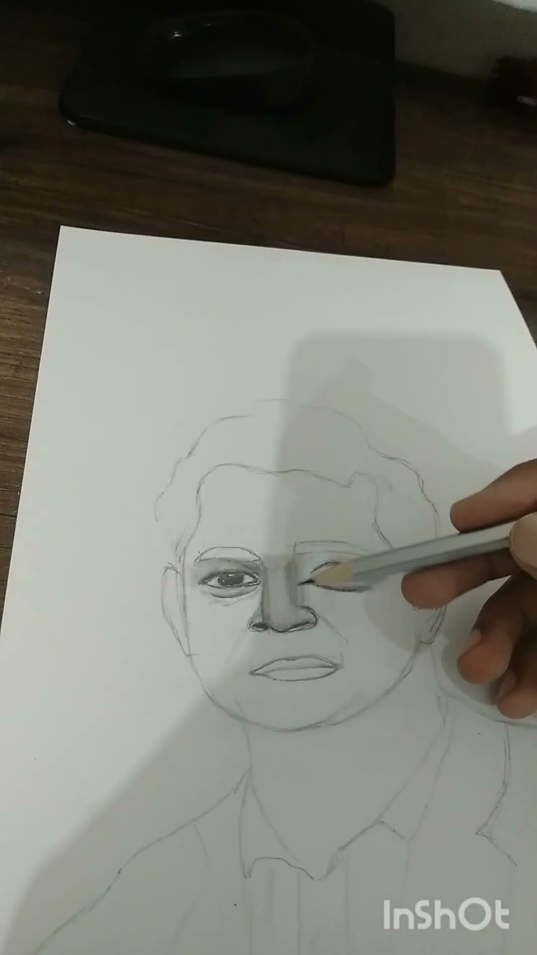 Sachin Tendulkar's face shading tutorial #viral #art #drawing#Sachin # ...