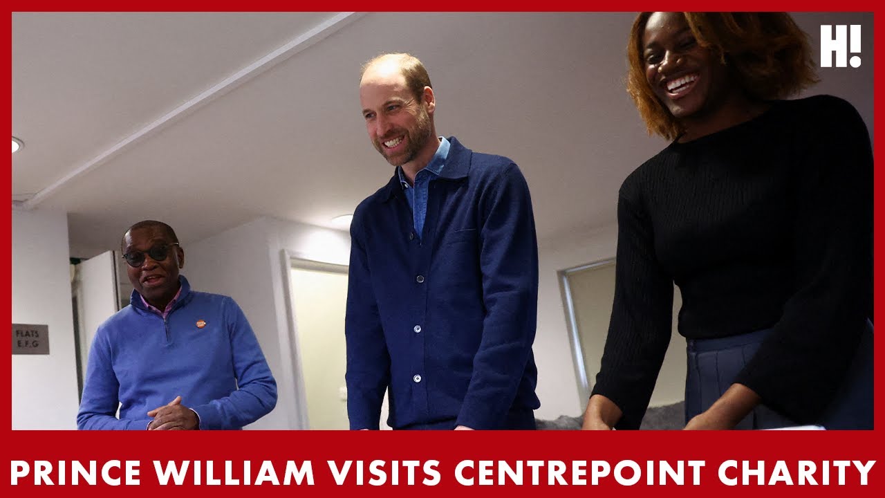 Prince of Wales visits Centrepoint charity | HELLO! - YouTube