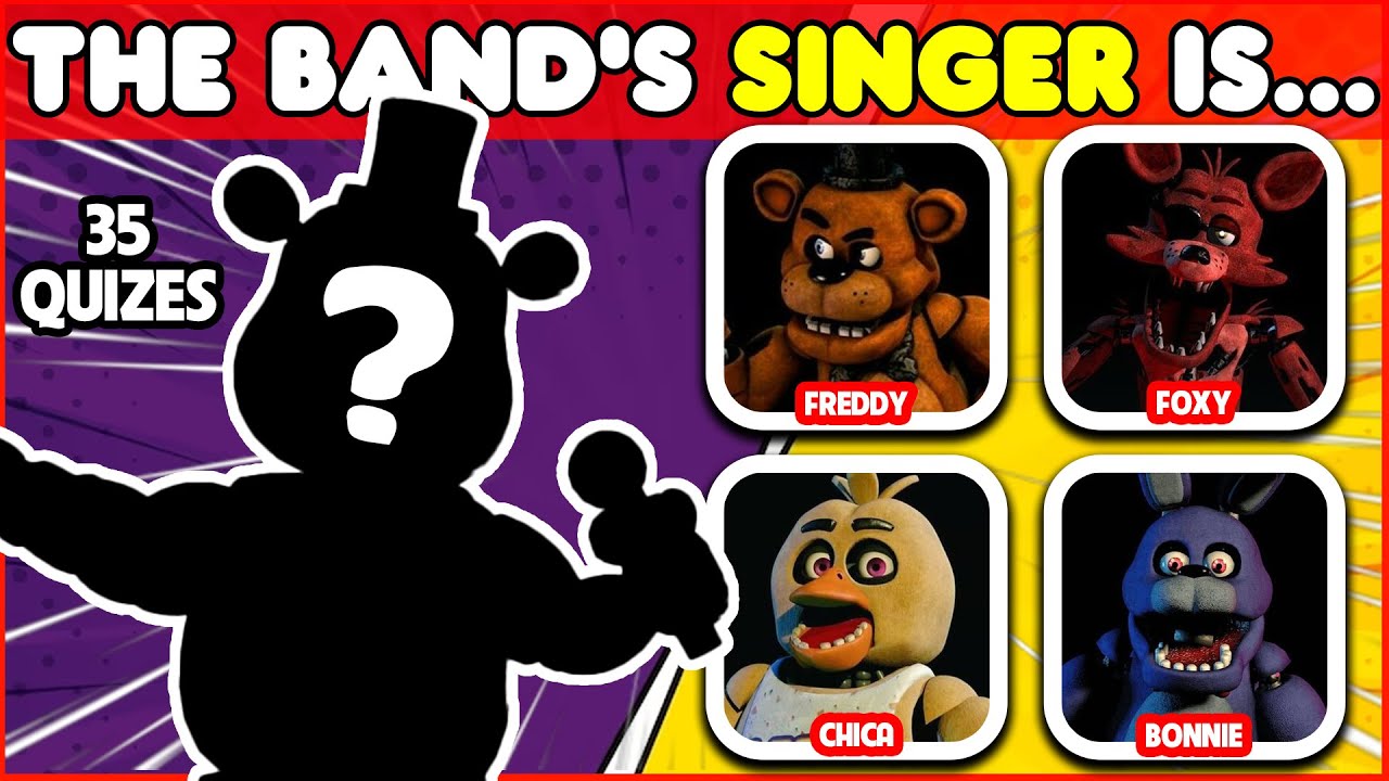 Five Night at Freddy's Quiz| How much do you know about FNAF?(99% of ...