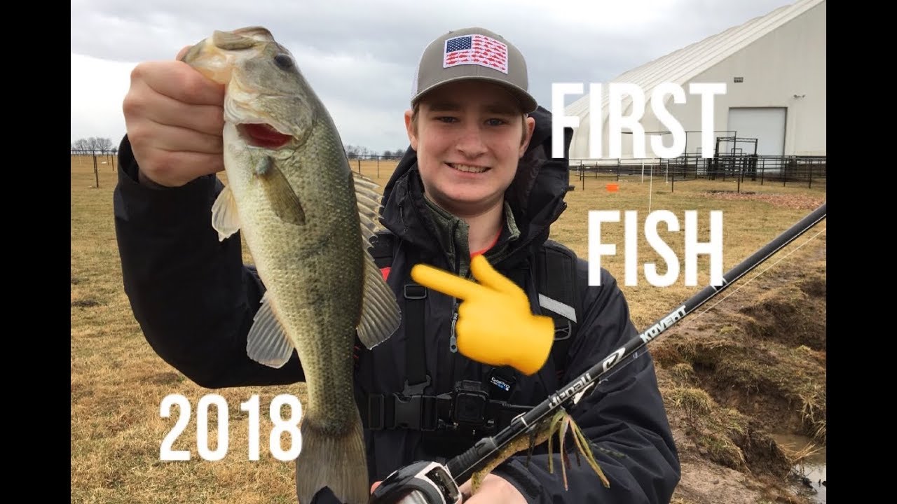 I FINALLY Caught my First Fish of 2018 l Chatterbait Bass Fishing - YouTube
