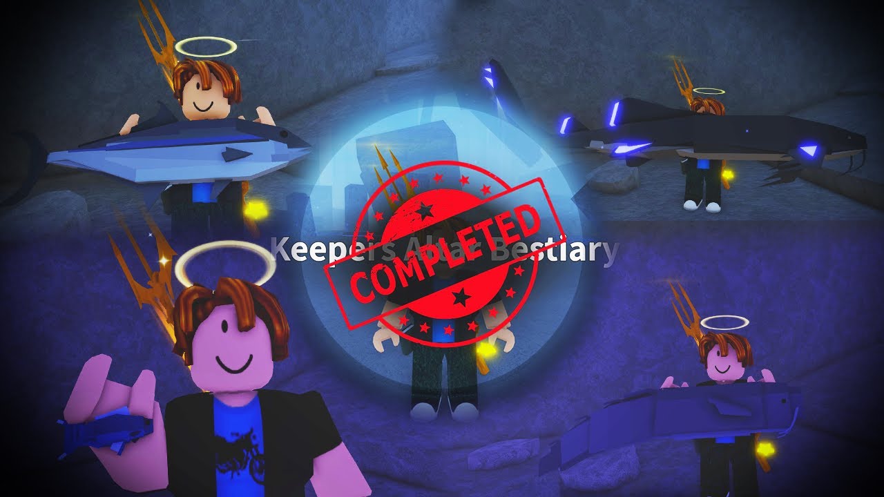 FISCH (BESTIARY: KEEPERS ALTAR 100% + REQUIREMENTS) - Roblox - YouTube