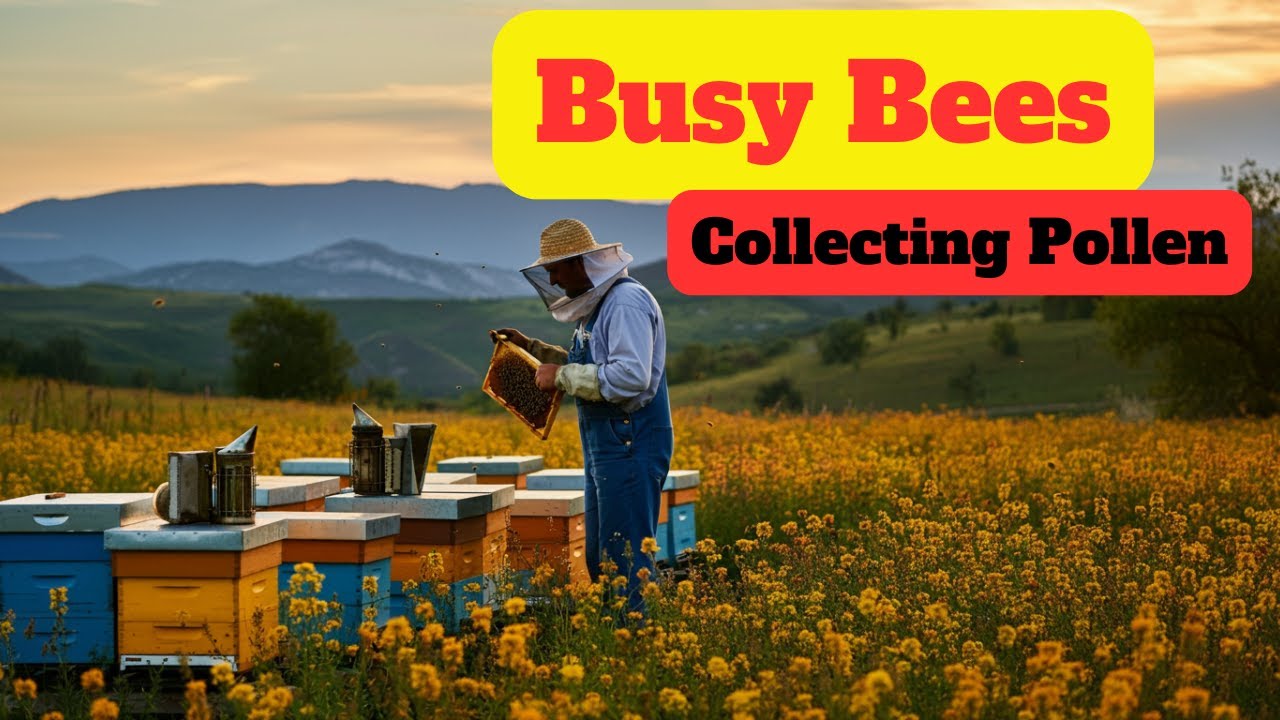 Busy Bee (Collecting Pollen) - YouTube
