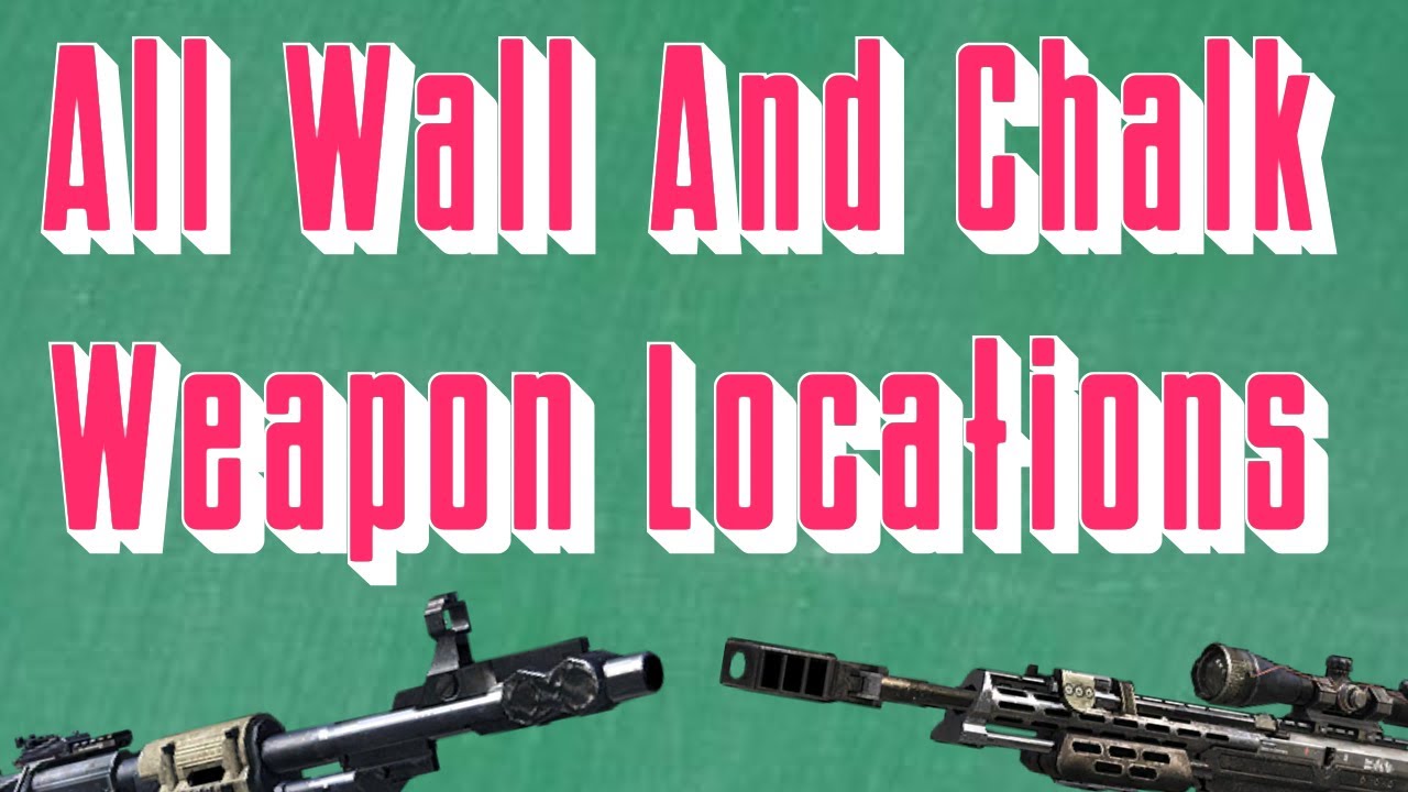 All Wall Weapons And Chalk Weaopns Locations on Buried (Black Ops 2 ...