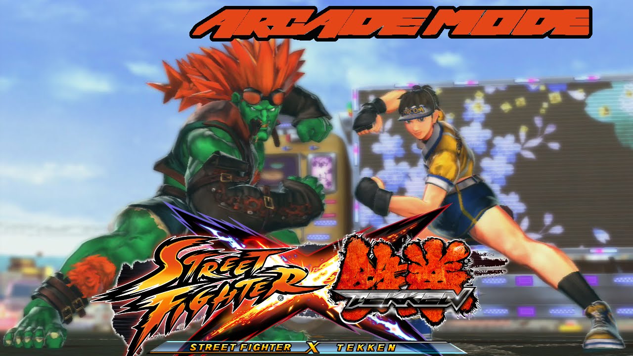 Street Fighter X Tekken Arcade Mode With Sakura And Blanka Youtube